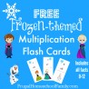 Free Frozen-Themed Multiplication Flash Cards