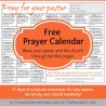 Free Praying for Your Pastor Printable Calendar