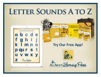 NEW! Free Letter Sounds A to Z App from All About Reading!