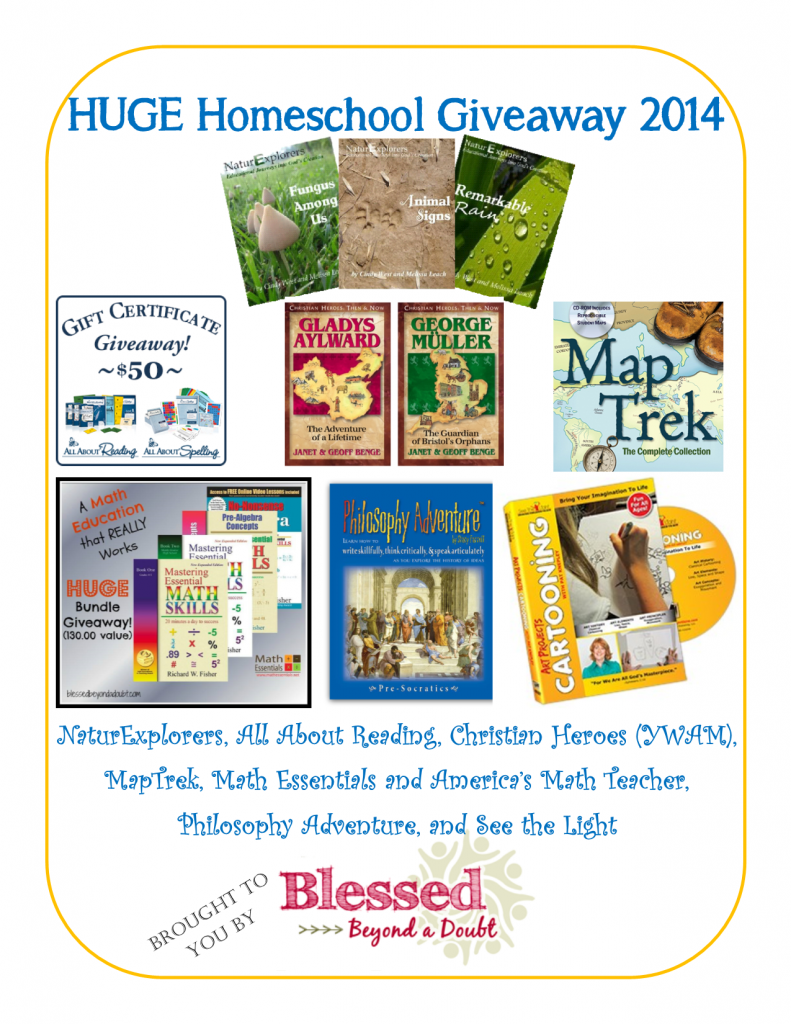 HUGE Homeschool Curriculum Bundle Giveaway - $350 Value (2 Winners!)
