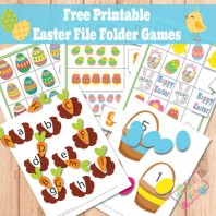 Free Printable Easter File Folder Games