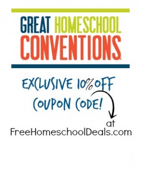 Exclusive Great Homeschool Conventions Discount Coupon Code - 10% off!
