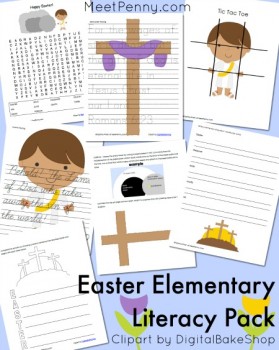 Free Christian Easter Literacy Printables Pack
