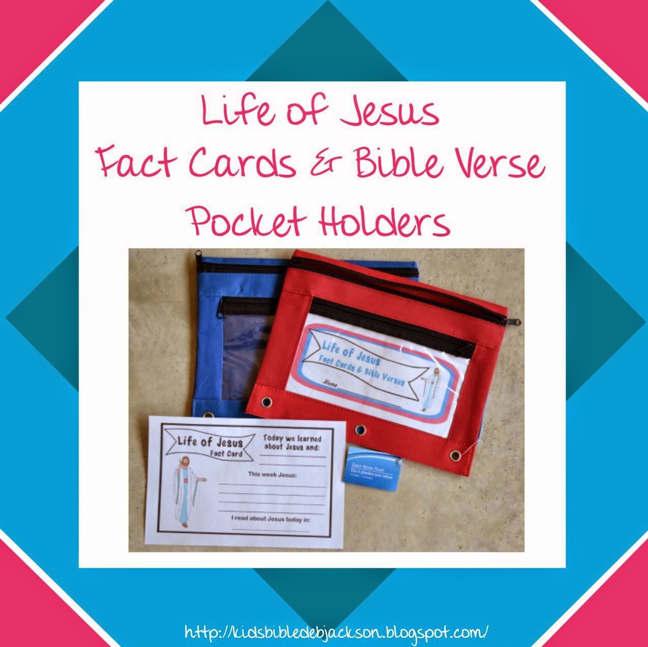 FREE Life of Jesus Fact Cards and Packet Verse Holders | Free ...