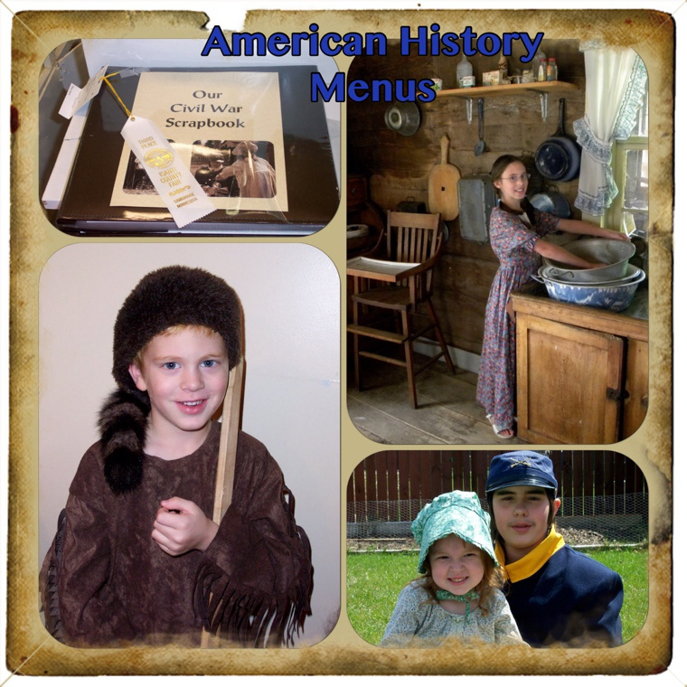 FREE American History Curriculum: American History Menus