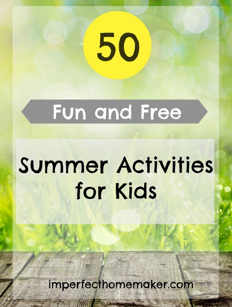FREE Ebook: 50 Fun and Free Summer Activities for Kids {Subscriber offer}