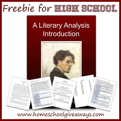 FREE Literature Resource for High School Students