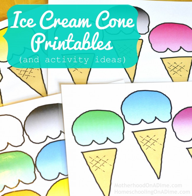 FREE Ice Cream Printables and Activity Ideas