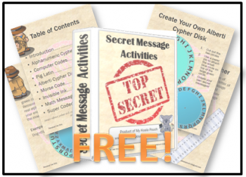 Free Secret Message Activities Kit For Kids