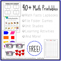40+ Math Printables and Activities!