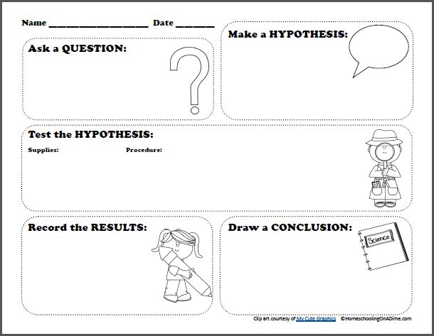 FREE Scientific Method Printable Worksheet