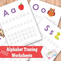 Free Upper and Lower Case Letter Tracing Worksheets