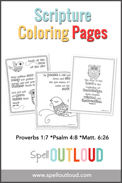Free Scripture Coloring Pages