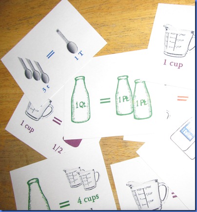 FREE Volume Measurement Flash Cards