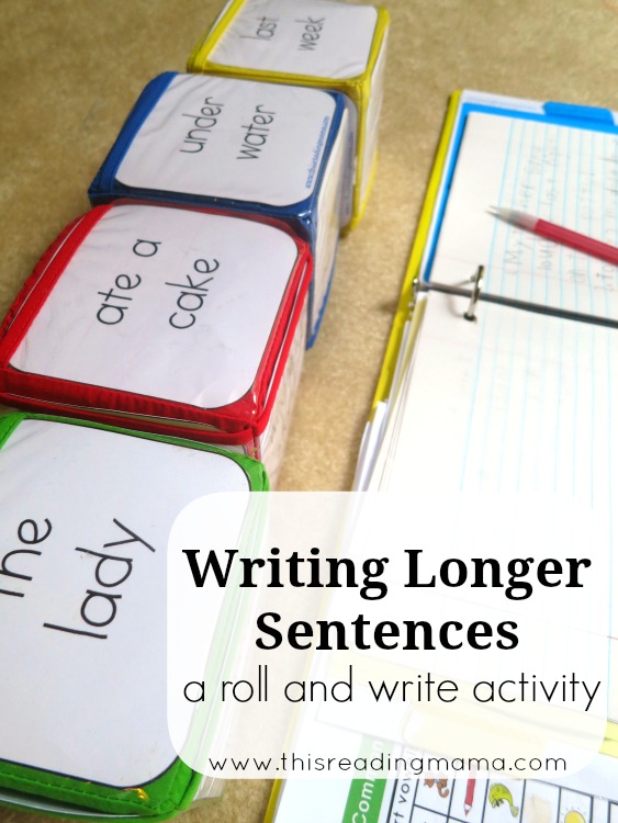 Sentence Writing Activity