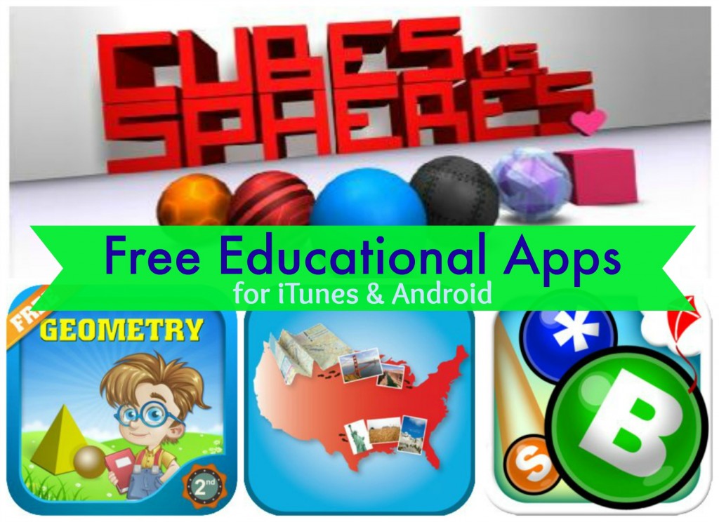 Free Educational Apps for iTunes & Android: Cubes vs. Spheres, Mini Word, & More!