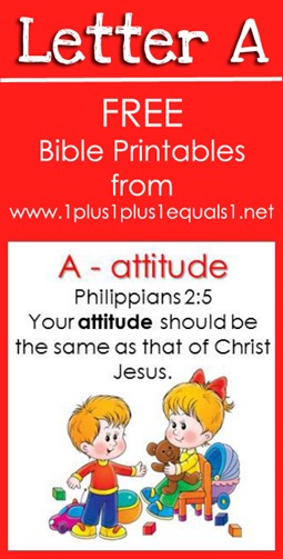 Letter A Bible Verse Printable Freebies