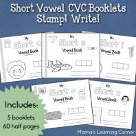 FREE Short Vowel CVC Booklets