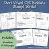 FREE Short Vowel CVC Booklets