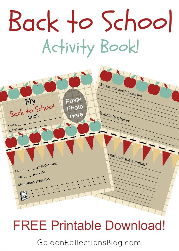 FREE Back to School Activity Book