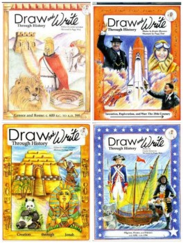 Draw and Write Through History Series: Cursive Copywork and Historical ...