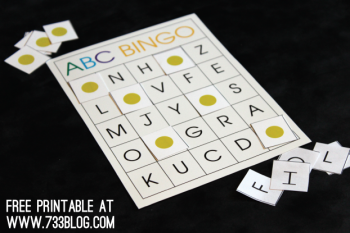 FREE ABC Bingo Set