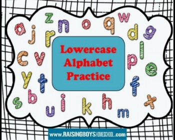 Lowercase Alphabet Practice Pack {Subscriber Freebie}