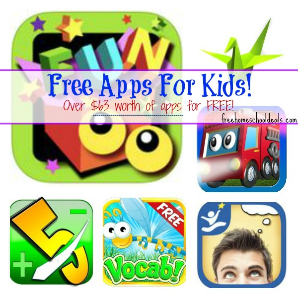 Free App Friday over $63 worth of free apps for kids!