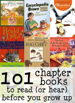 List of 101 Chapter Books for Kids to Read
