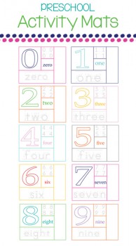 FREE Preschool Activity Mats