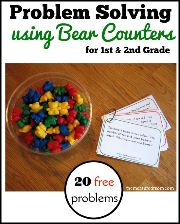 FREE Math Problem Solving Activity Cards
