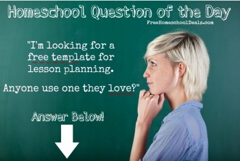 Homeschool Question of the Day: What Free Templates do you use for ...