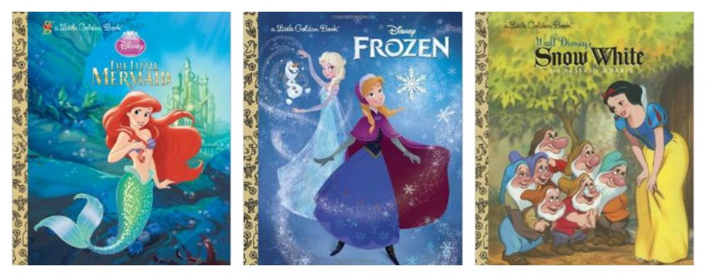 5 Disney Princess Little Golden Books $2.64 & Under!