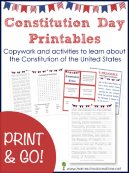 FREE Constitution Day Printable Pack