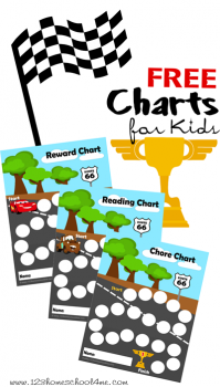 FREE Cars Reward Chart