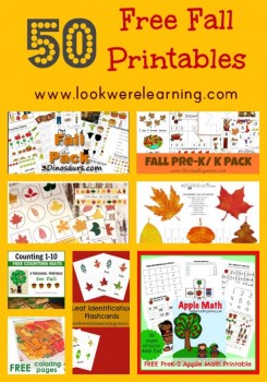 50 FREE Fall Printables