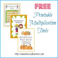 Printable Multiplication Tools for FREE