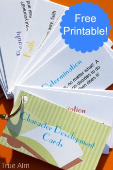 FREE Printable Character Development Cards