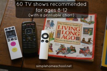 FREE Printable 60 Age Appropriate TV Shows for Kids