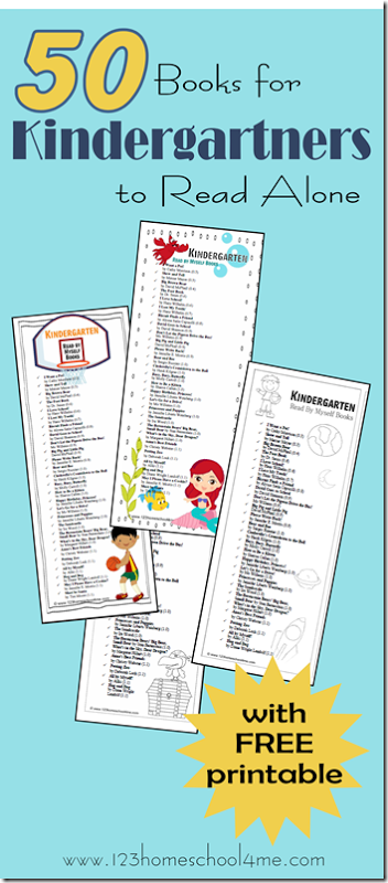 Books Kindergarteners can Read Alone FREE Printables Books Kindergarteners can Read Alone FREE Printables