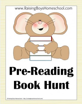 FREE Pre-Reading Book Hunt