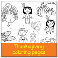 FREE: 9 Pages of Thanksgiving Coloring Printables