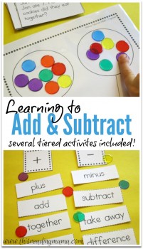 FREE Learning to Add and Subtract Printables