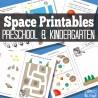 FREE Preschool and Kindergarten Space Themed Pack