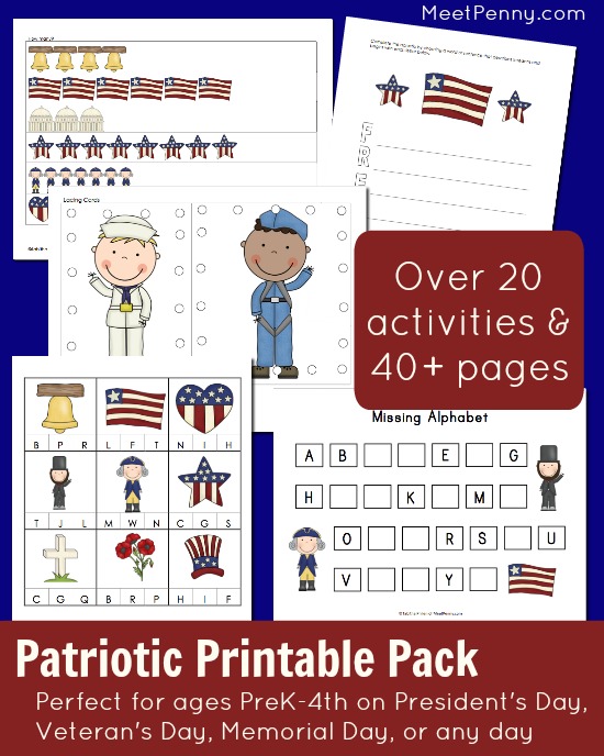 Subscriber Freebie: Veterans Day Unit Study Printable Pack