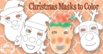 FREE Printable Christmas Masks