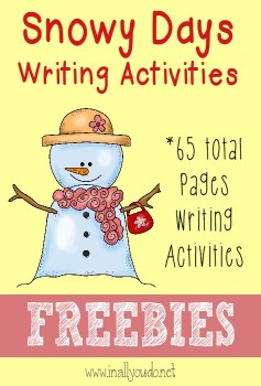 FREE Snowy Days Writing Activities Printable