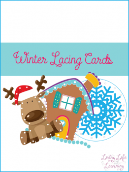 FREE Winter Lacing Cards
