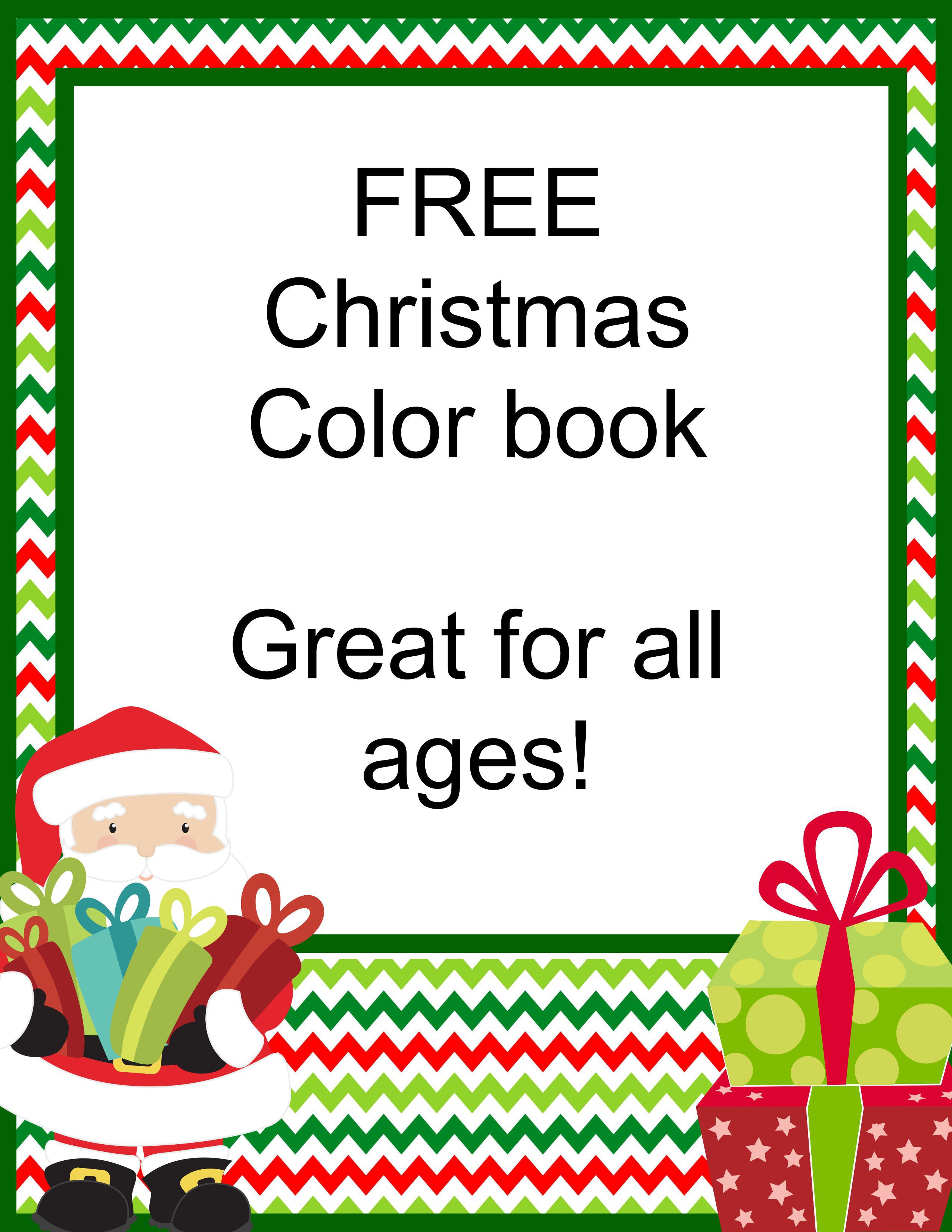 FREE Christmas Color Book