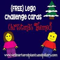 FREE Christmas Themed Lego Challenge Cards
